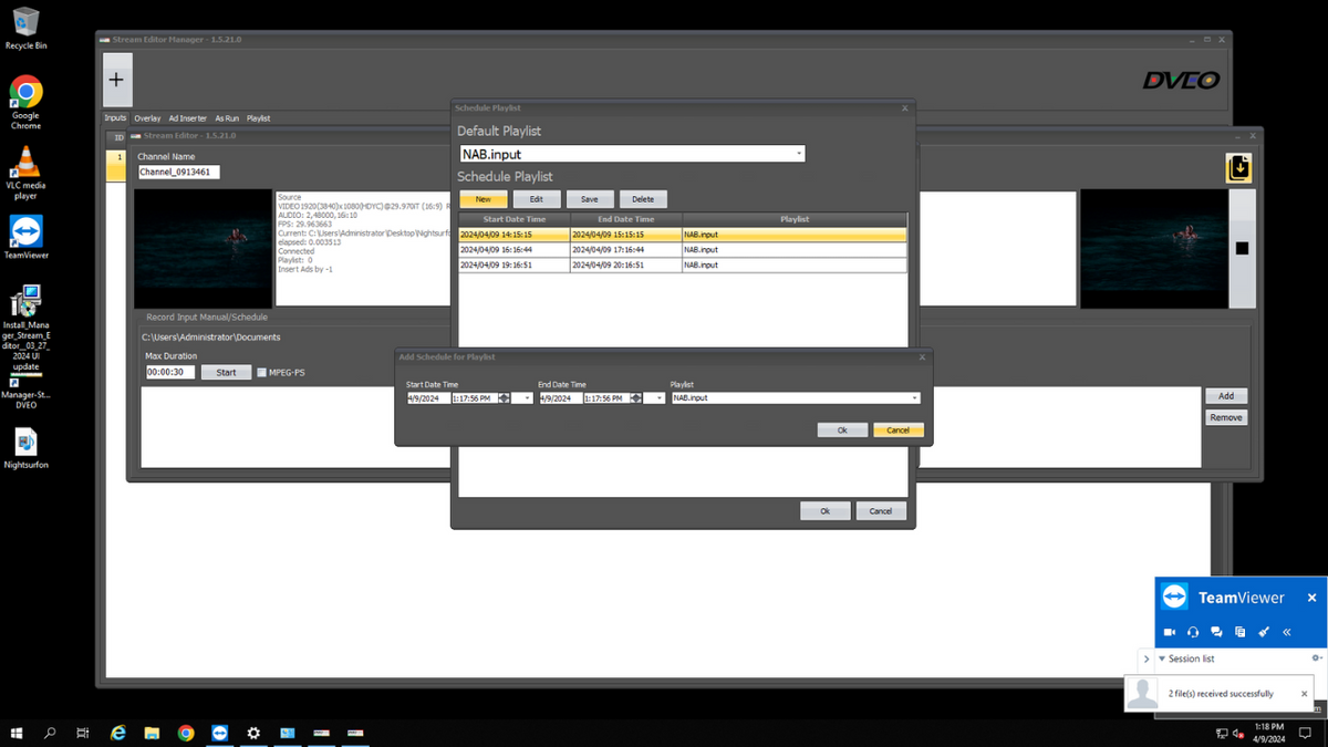 DVEO Pro Playout Server for IPTV OTT FAST TV